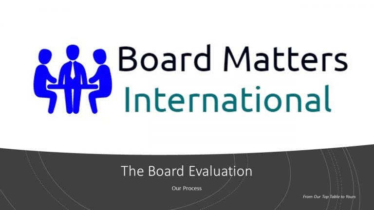 Board Evaluation - Information and FAQ - Board Matters International